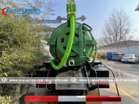 China Howo 4x2 160HP 8cbm Vacuum Sewage Suction Truck 8000L Tanker for sale