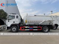 China Foton 8000 Liters Vacuum Suction Septic Tank Truck | 160HP Engine | 8 Cubic Meter Capacity for sale