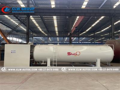 China 20cbm 10T LPG Skid Station with Cylinder Filling Scales and Flow Meter for sale