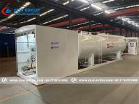 China 20cbm 10T LPG Skid Station with Cylinder Filling Scales and Flow Meter for sale