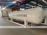 China 20000L 10T Mobile LPG Gas Plant with Pump and Filling Scales 20m3 Skid Station for sale