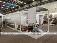 China 20000L 10T Mobile LPG Gas Plant with Pump and Filling Scales 20m3 Skid Station for sale