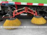 China Sinotruk Howo 1500L Water Tanker 4000L Dust Tanker Road Sweeper Truck for sale
