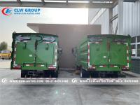 China Sinotruk Howo 1500L Water Tanker 4000L Dust Tanker Road Sweeper Truck for sale