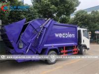 China Sinotruk Howo 4x2 10cbm Compactor Garbage Truck 120HP for Trash Collection for sale