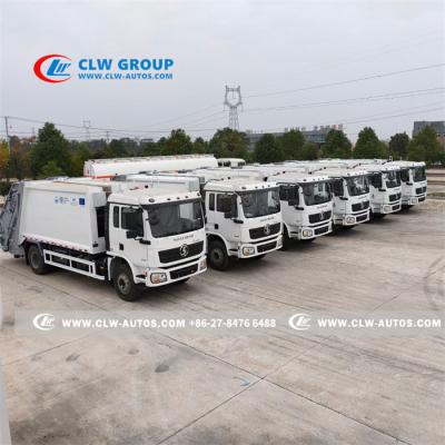China Shacman L3000 10000 Liters Compactor Garbage Truck 4x2 Trash Collection for sale