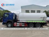 China SINOTRUK HOWO 6x4 Sewage Suction Truck - 371HP Engine, 15000L Tank Capacity for Industrial Waste Management for sale