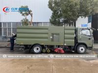 China Dongfeng 9cbm Water Tank 5cbm Dust Tank Road Sweeper Truck 20000kg GVW for sale