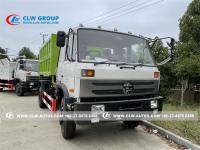China Dongfeng 153 Hydraulic Hook Lift Garbage Truck 14m3 8tons Detachable Container for sale