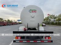 China Howo 4x2 RHD 15000L Bobtail Propane Truck with LPG Dispenser 15cbm for sale
