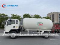 China Howo 4x2 RHD 15000L Bobtail Propane Truck with LPG Dispenser 15cbm for sale