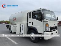 China Howo 4x2 RHD 15000L Bobtail Propane Truck with LPG Dispenser 15cbm for sale