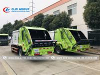 China Dongfeng 4X2 6 wheels 5cbm Compression Garbage Truck for sale