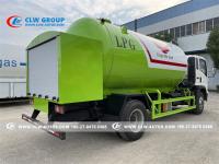 China HOWO 4x2 RHD 15000 Liters LPG Bobtail Truck with Dispenser and Flow Meter - 170HP Diesel Engine for sale