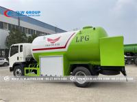 China HOWO 4x2 RHD 15000 Liters LPG Bobtail Truck with Dispenser and Flow Meter - 170HP Diesel Engine for sale