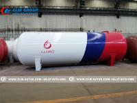 China 50m3 2800mm LPG Storage Tank 25 Ton Propane Butane Liquefied Petroleum Gas Tank 1.77MPa for sale