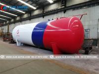 China 50m3 2800mm LPG Storage Tank 25 Ton Propane Butane Liquefied Petroleum Gas Tank 1.77MPa for sale