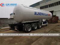China 54m3 SA516GR70 LPG Tank Semi Trailer 54000 Liters Propane Transport for sale