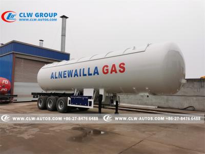 China 54m3 SA516GR70 LPG Tank Semi Trailer 54000 Liters Propane Transport for sale
