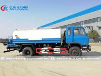 China Dongfeng 153 12000L 15000L Water Bowser Truck Sprinkler for Road Cleaning Dust Control for sale