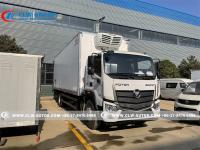China FOTON Auman 4x2 10T 30m3 Refrigerated Van Truck 240HP Diesel for sale