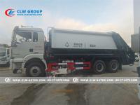 China Shacman 6x4 20cbm 16T Compressed Garbage Truck Euro 3 LHD RHD for sale
