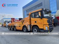 China Shacman 8x4 Heavy Duty Wrecker Towing Truck 25-60T Capacity with 371HP Engine and 12,000mm Lift Height for sale