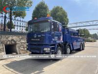 China Shacman 8x4 Heavy Duty Wrecker Towing Truck 25-50 Ton Capacity with 371HP Engine and 400L Fuel Tank for sale