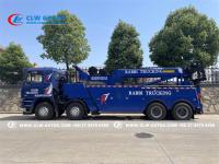 China Shacman 8x4 Heavy Duty Wrecker Towing Truck 25-50 Ton Capacity with 371HP Engine and 400L Fuel Tank for sale