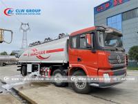 China Shacman 8x4 370HP 35cbm Fuel Tanker Truck for Gasoline Diesel Chemical Delivery for sale