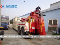 China FAW 20ton Heavy Duty Wrecker Tow Truck 6x4 25000kg GVW Road Recovery Lorry for sale