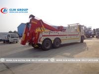 China FAW 20ton Heavy Duty Wrecker Tow Truck 6x4 25000kg GVW Road Recovery Lorry for sale