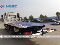 China FAW 4x2 Flatbed Wrecker Towing Truck 4 Ton Rollback Tow Truck 110HP for sale