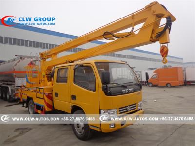 China Dongfeng 4x2 18m Aerial Platform Truck High Altitude Working Truck 200kg Bucket Load for sale