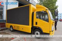 China SINOTRUK HOWO 4×2 LED Advertising Truck with P4-P8 Display Options | 5995×2030×3050mm | 66kW Diesel Engine for sale