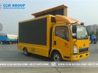 China SINOTRUK HOWO 4×2 LED Advertising Truck with P4-P8 Display Options | 5995×2030×3050mm | 66kW Diesel Engine for sale