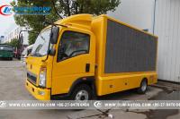 China SINOTRUK HOWO 4×2 LED Advertising Truck with P4-P8 Display Options | 5995×2030×3050mm | 66kW Diesel Engine for sale