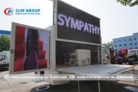 China Foton Forland 4x2 LED Billboard Truck with 7000cd Brightness and 100000-Hour LED Lifespan for Mobile Advertising for sale