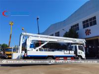 China Isuzu 4x2 18m Aerial Work Platform Truck 200kg Bucket Load Euro 4 for sale