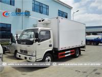 China Dongfeng 5 Ton Small Seafood Refrigerated Truck Freezer Van 3800mm Wheelbase 90km/h for sale