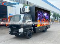 China ISUZU Naked Eye 3D Billboard Mobile Outdoor LED Advertising Truck 5995x2075x2990mm 120HP for sale