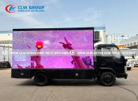 China ISUZU Naked Eye 3D Billboard Mobile Outdoor LED Advertising Truck 5995x2075x2990mm 120HP for sale