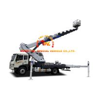 China FAW J5K 45m Aerial Lift Truck RHD Emergency Operations High-Altitude Performance Smart Safety for sale