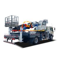 China FAW J5K 45m Aerial Lift Truck RHD Emergency Operations High-Altitude Performance Smart Safety for sale
