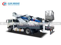 China FAW J5K 45m Aerial Lift Truck RHD Emergency Operations High-Altitude Performance Smart Safety for sale