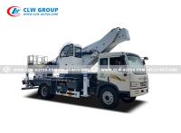 China FAW J5K 45m Aerial Lift Truck RHD Emergency Operations High-Altitude Performance Smart Safety for sale