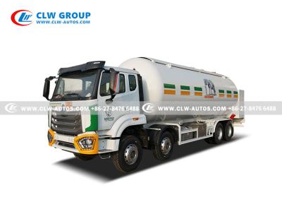 China Sinotruk HOWO NX 40m³ LPG Dispenser Truck 400HP Diesel Engine Bulk Propane Distribution for sale