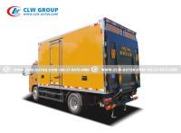 China Dongfeng 5m3 5000 Liters Self Compressed Waste Removal Truck with ISUZU 116HP Engine and Refrigeration for sale