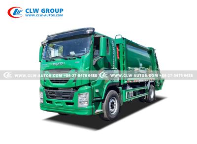 China ISUZU 10-12m³ Garbage Compactor Truck 205HP 4HK1 Engine Durable Waste Collection for sale