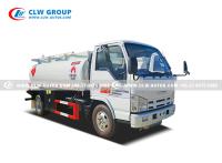 China Isuzu 100P 5m³ Diesel Refueling Truck 5000L Mobile Fuel Tanker for Onsite Delivery for sale